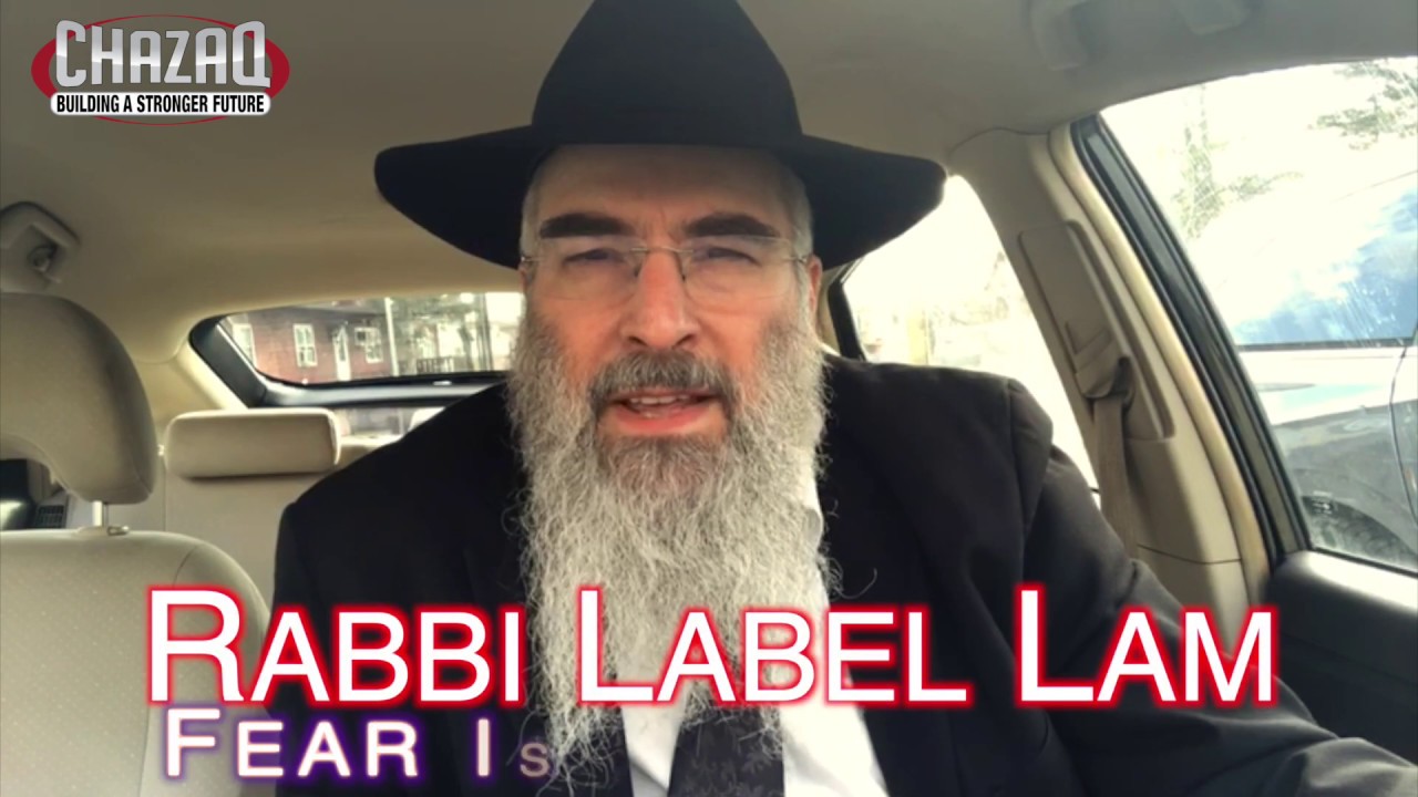 Rabbi Label Lam - Fear Is Contagious - YouTube