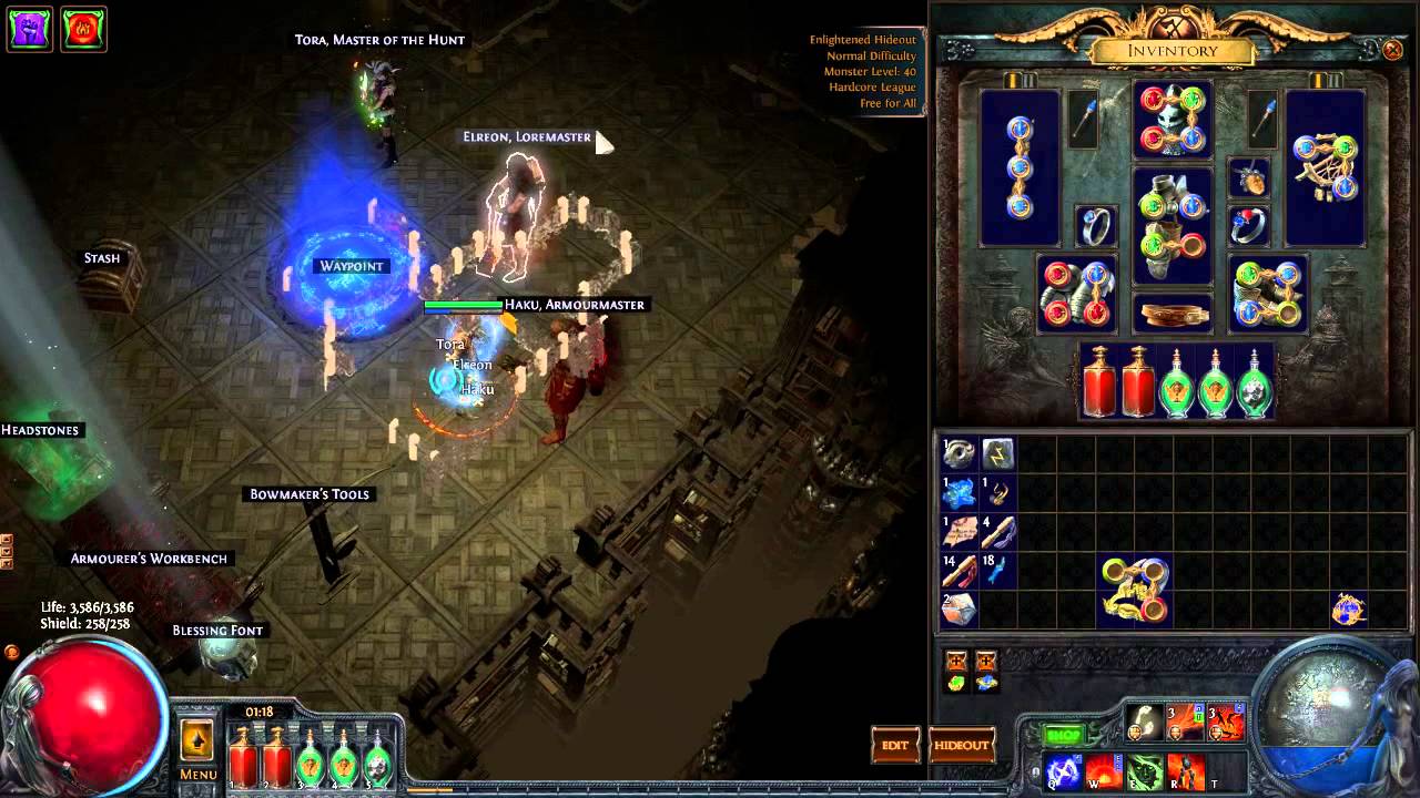 Path of Exile - Fire Nova Mine Gameplay / Build! - YouTube