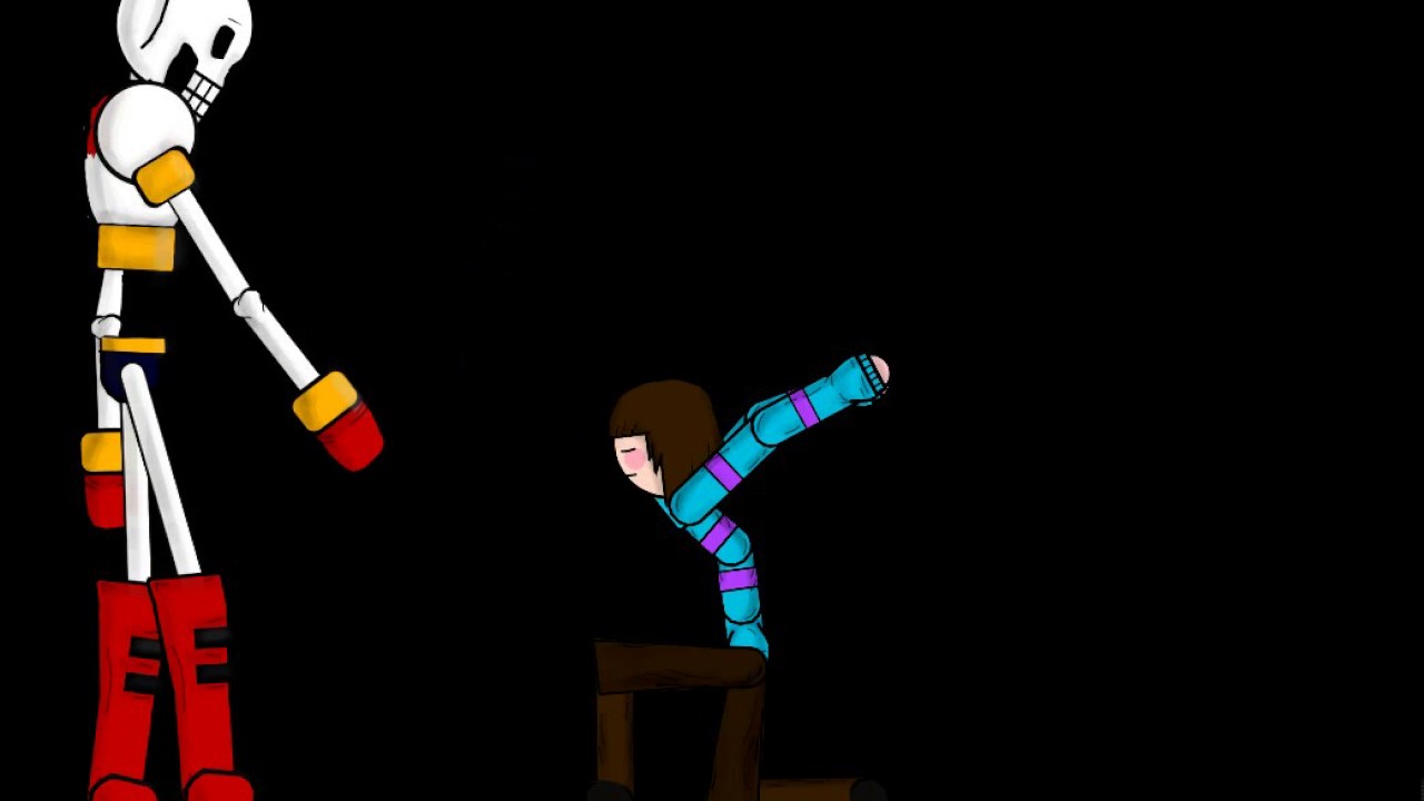 Frisk vs Papyrus - YouTube