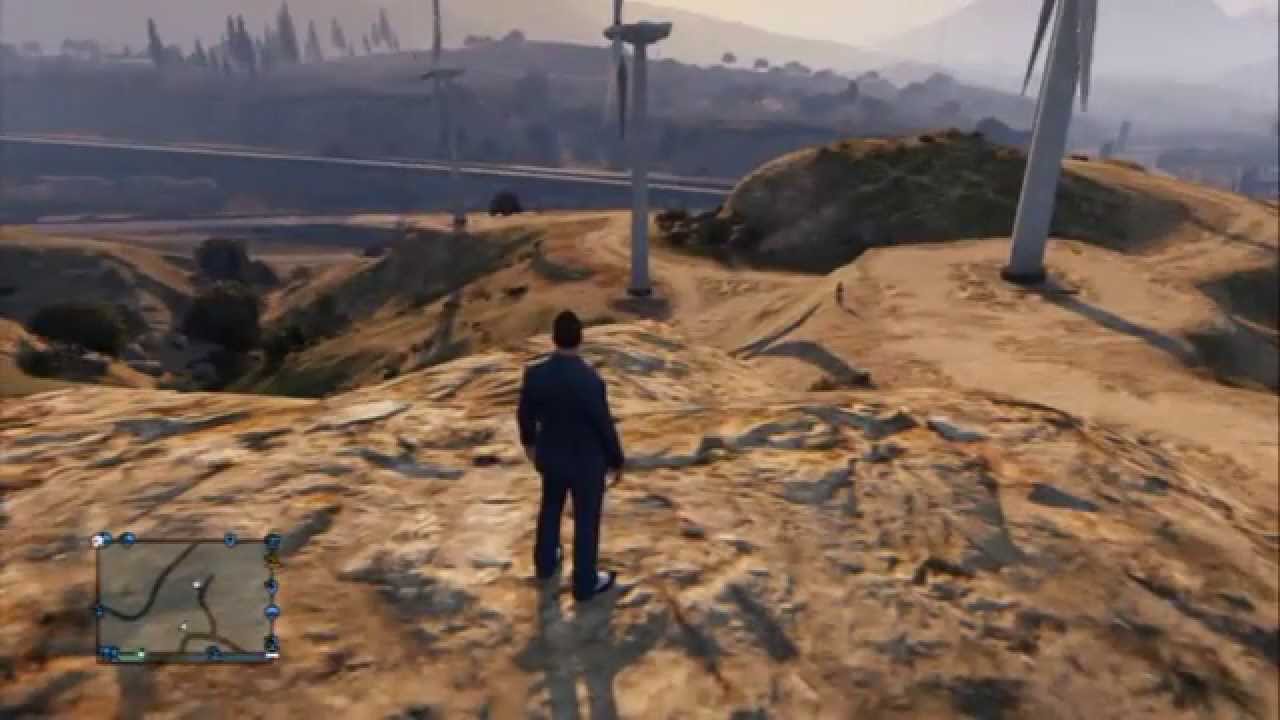 Grand Theft Auto 5 Online.... Wind Farm Shootout GTA 5 - YouTube