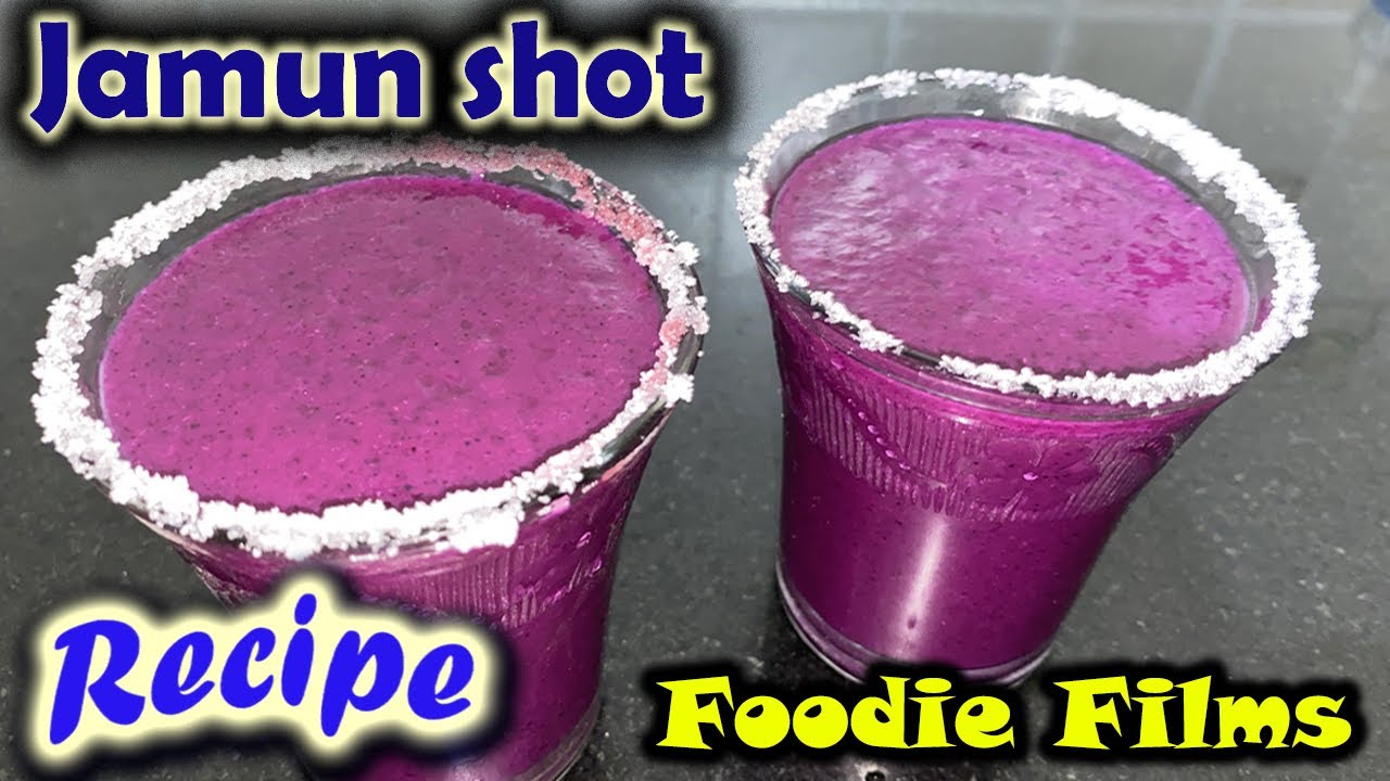 Jamun Shots | Jamun Shots Recipe | How To Make Jamun Shots at Home ...