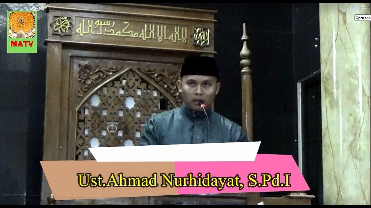 Ust. Ahmad Nurhidayat,S.Pd.I "kultum ramadhan 21" - YouTube