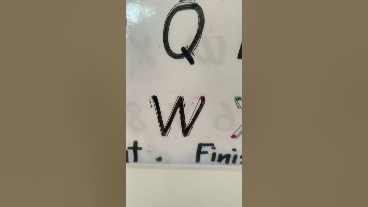 Handwriting Upper Case Letters QLD Font Casey Caterpillar Language ...