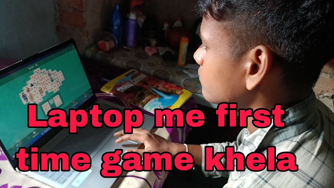 First time leptop me card game khela #vlogging #dailyvlog - YouTube
