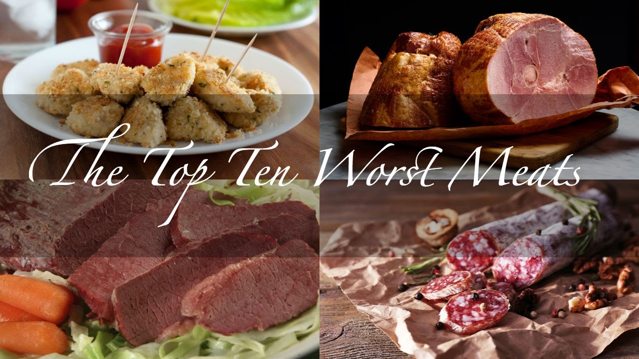 The Top Ten Worst Meats - YouTube