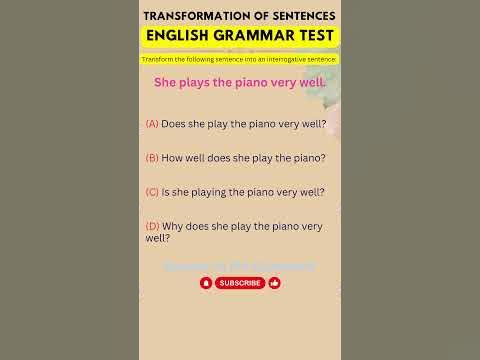 Mastering Interrogative Sentences: Transformations Made Easy 🔄 - YouTube