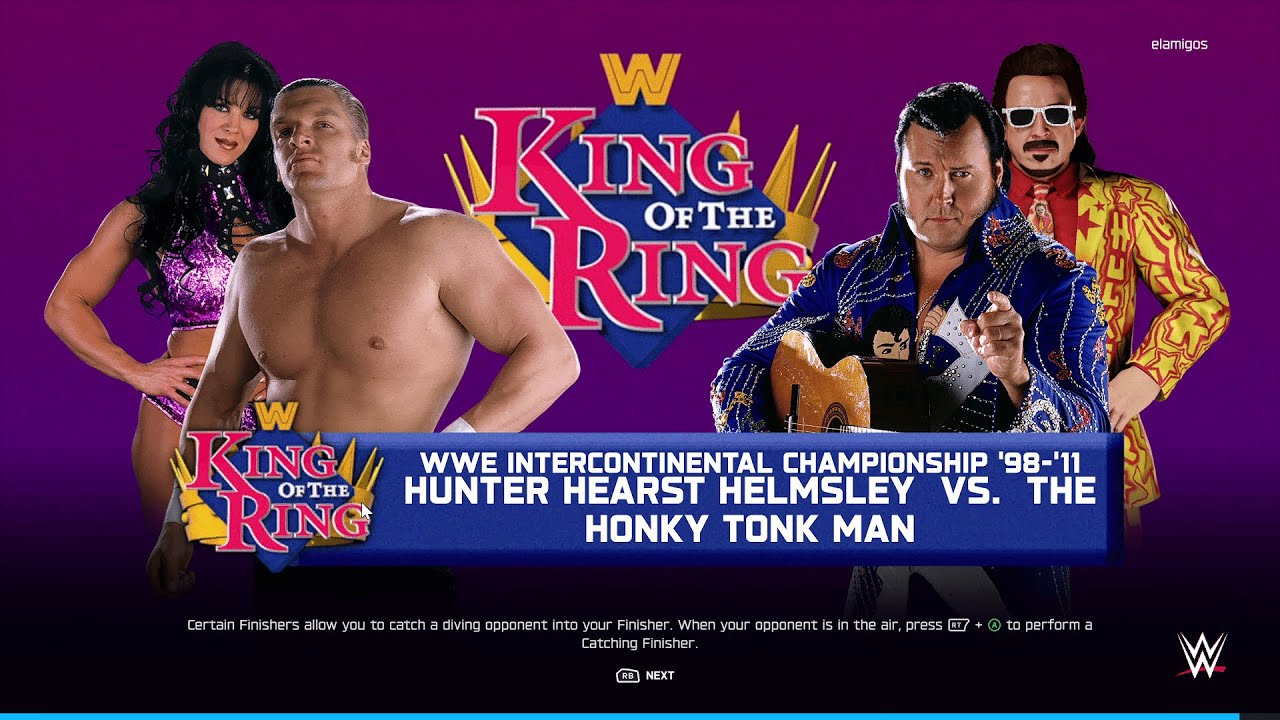 WWE 2K25 FULL MATCH — Hunter Hearst Helmsley vs. The Honky Tonk Man ...