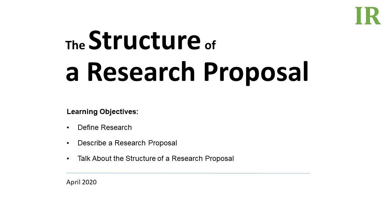 The Structure Of A Research Proposal L Why Is It So Important To Find A the-structure-of-a-research-proposal-l-why-is-it-so-important-to-find-a