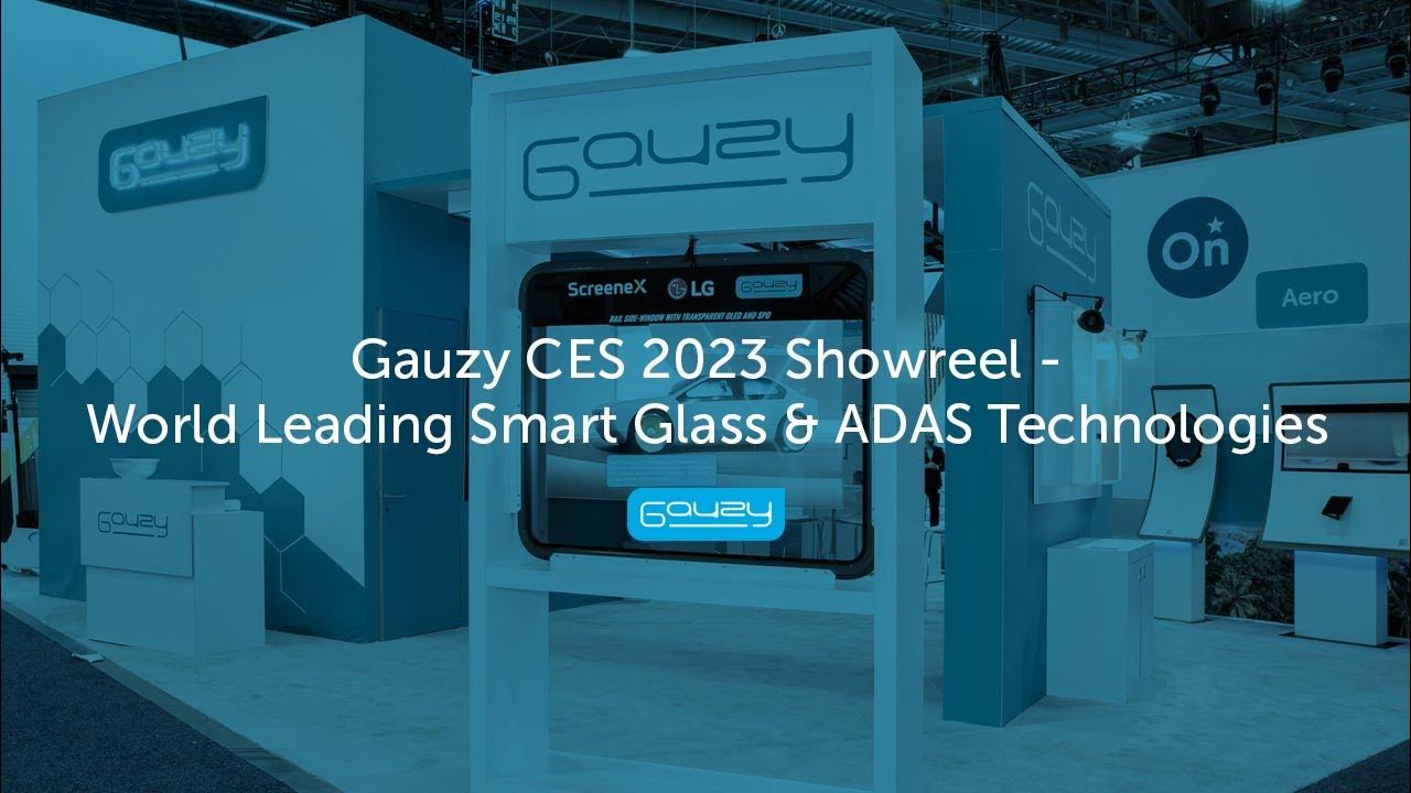 Gauzy CES 2023 Showreel - World Leading Smart Glass & ADAS Technologies - YouTube