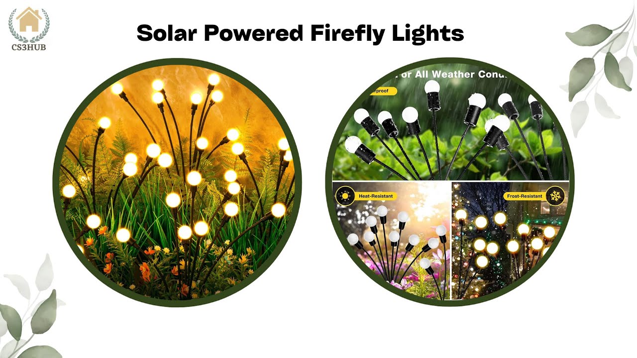 CS3HUB Solar Powered Firefly Lights (how to use) - YouTube