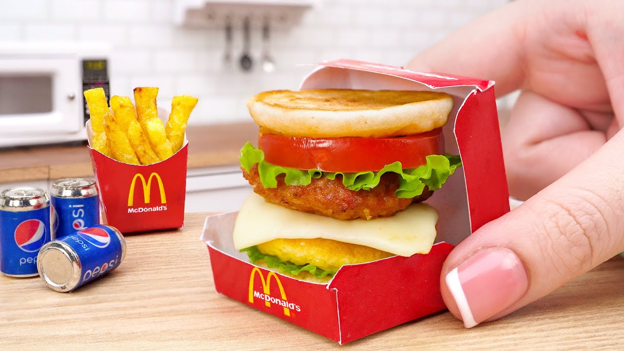 Amazing Miniature McDonald’s McGriddle Recipe | ASMR Miniature Cooking ...