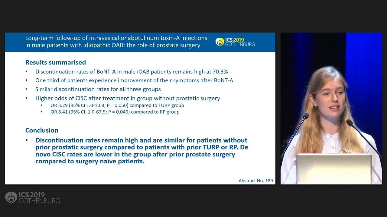 ICS 2019 Abstract #189 Long-term follow-up of intravesical onabotulinum ...