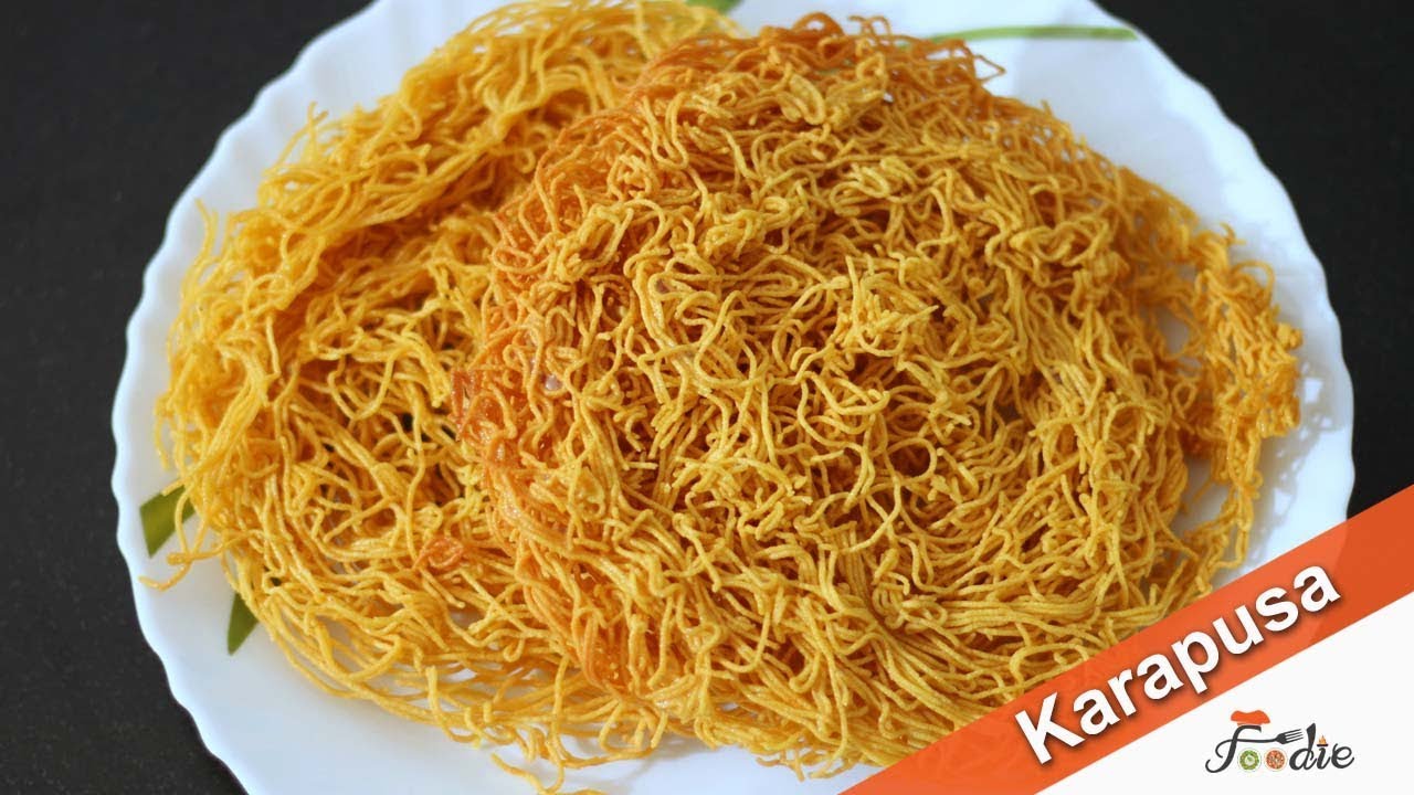 Karapusa/Sev recipe| How to make sanna karapusa| snacks for children ...