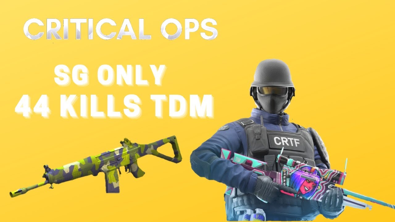 PLAYING CRITICAL OPS TDM WITH ONLY SG. - YouTube