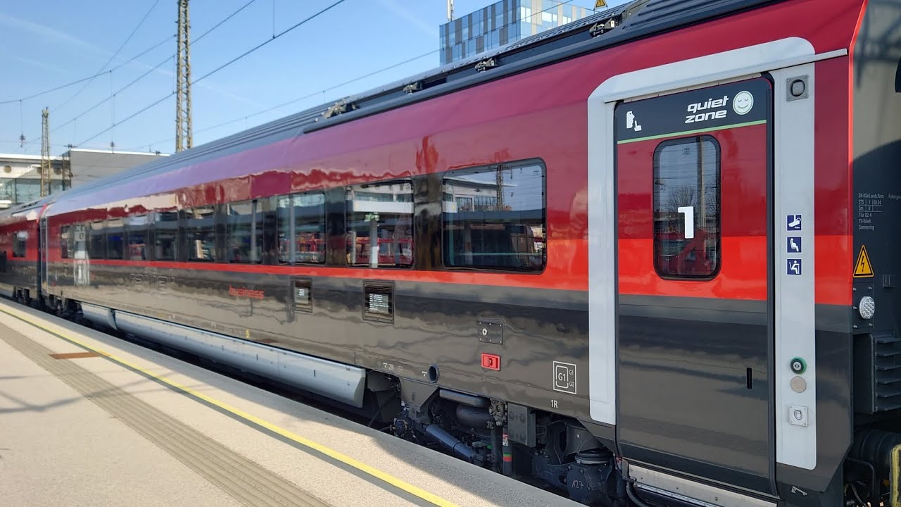 Eine Fahrt mit dem Railjet der neuen Generation | ÖBB 2024 - YouTube