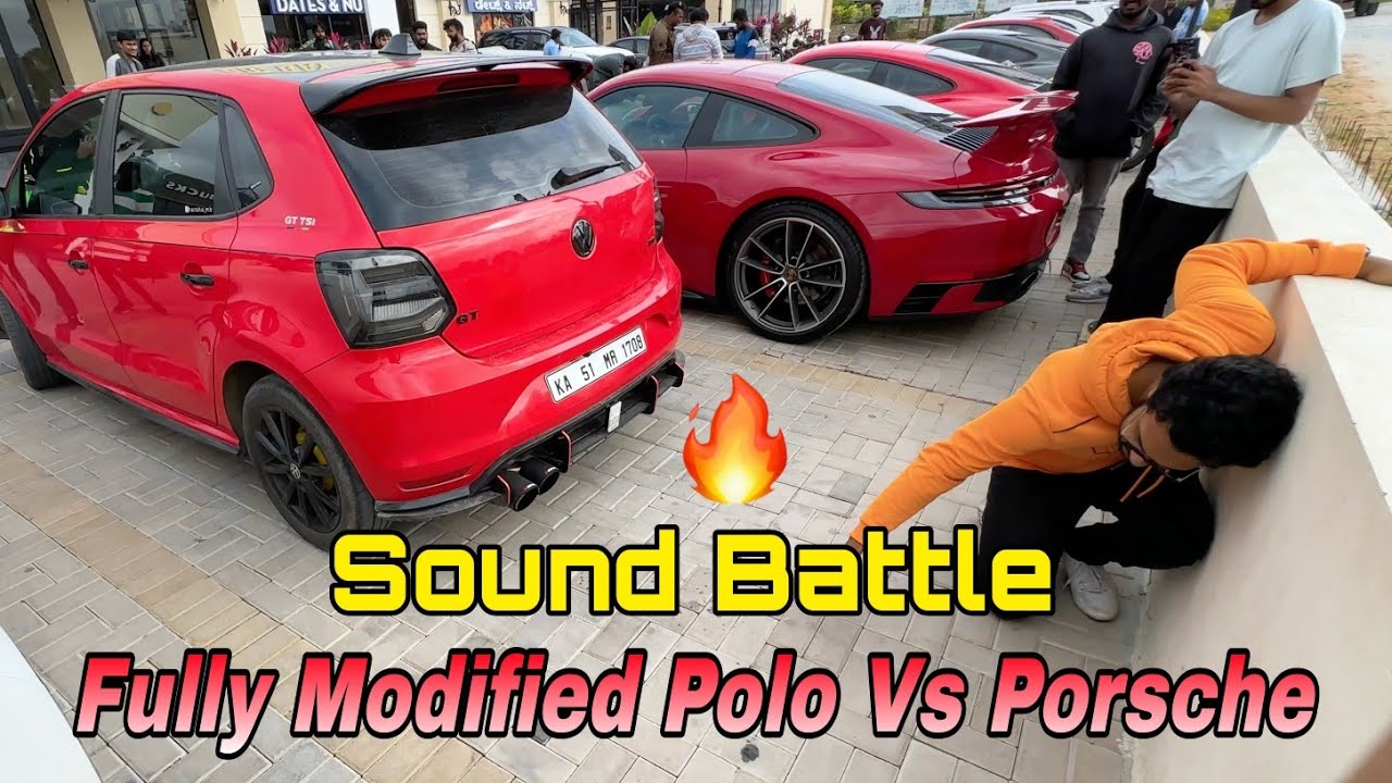 Fully modified VW Polo Stealing the Show from Porsche 🔥 - YouTube