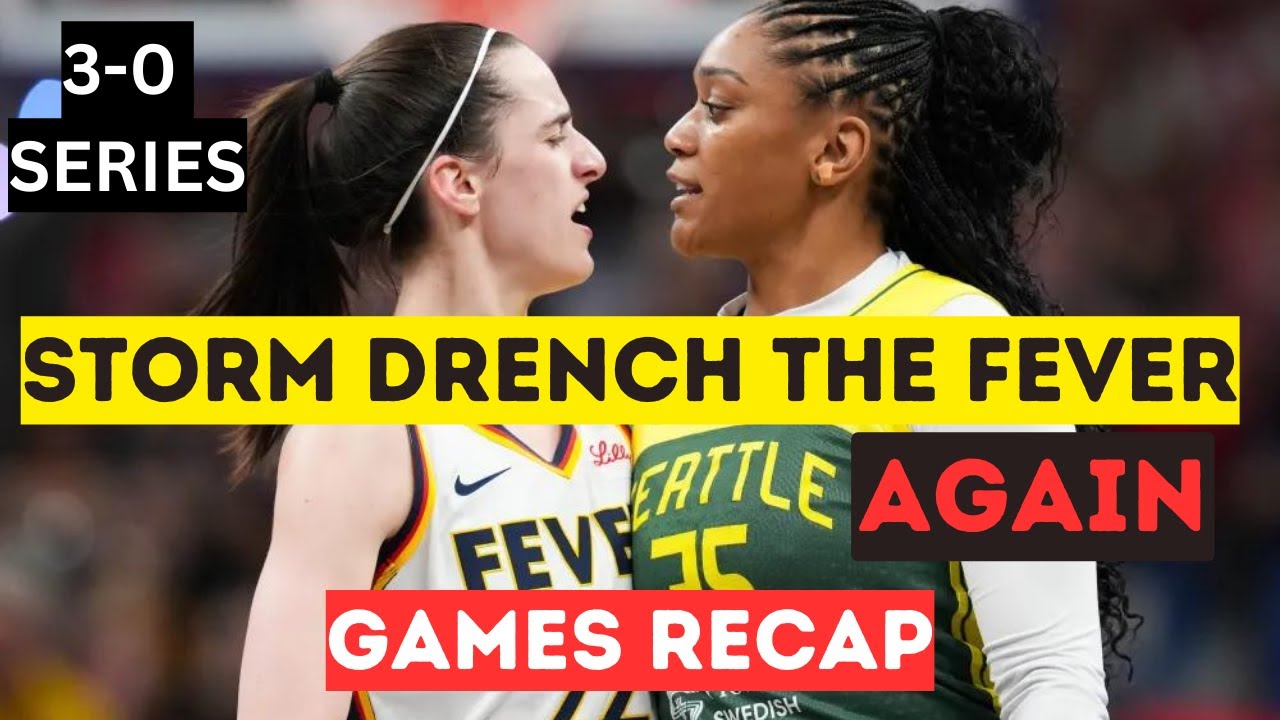 Storm Drench the Fever | Aces Over Sky | Wings Finally Win Against Lynx ...