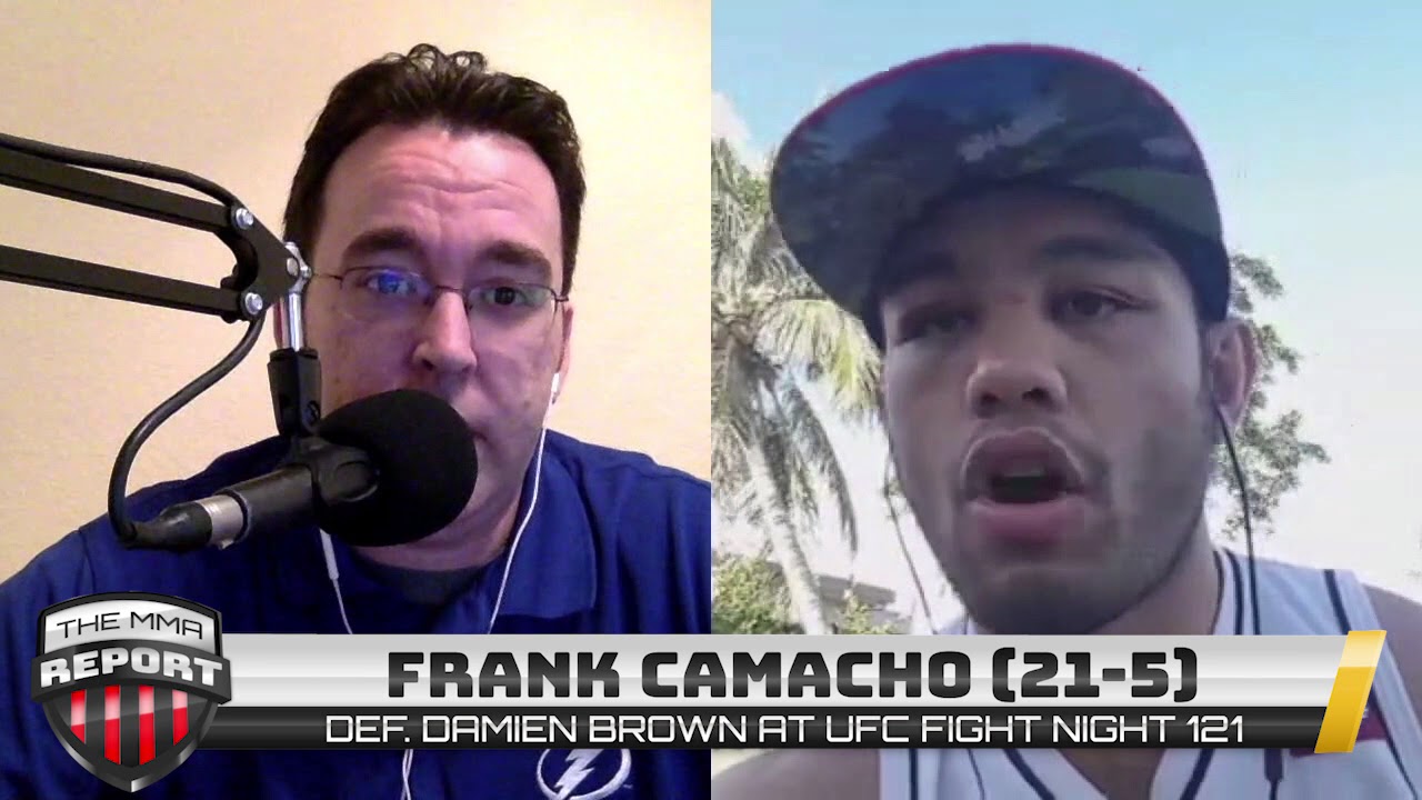 Frank Camacho recaps victory over Damien Brown at UFC Sydney - YouTube