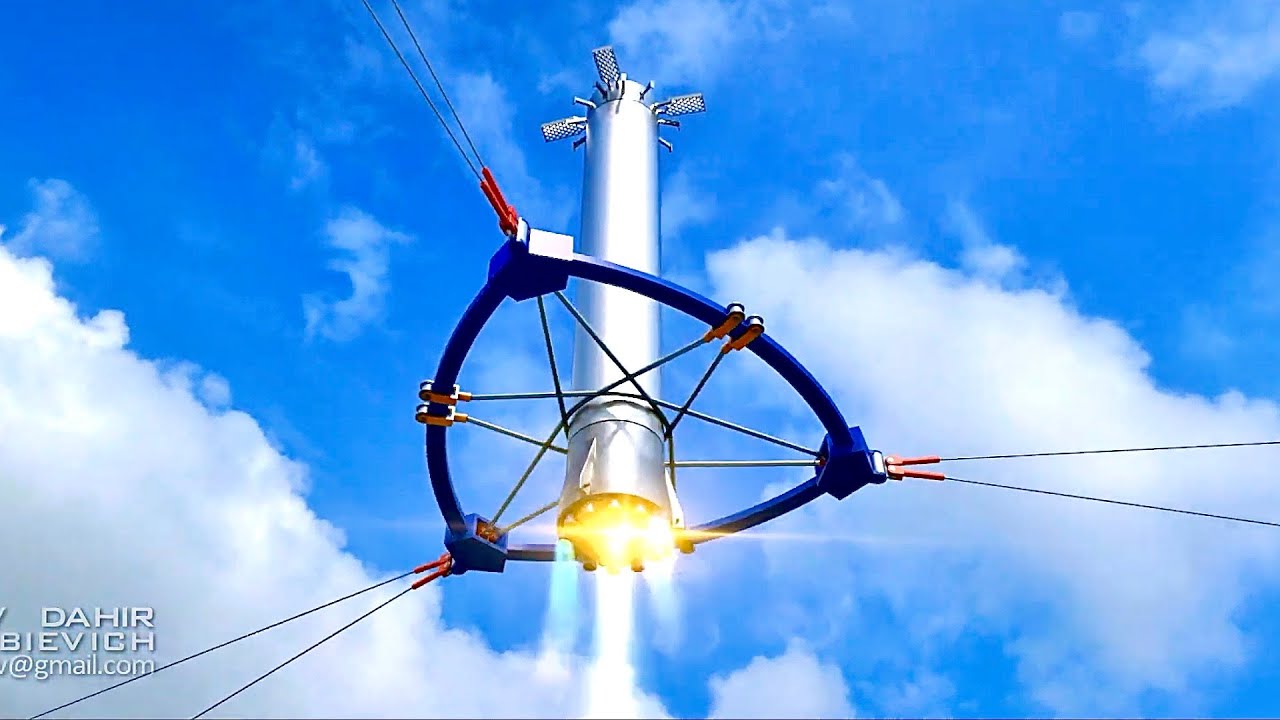 Great Returning Rocket Capture System & Launch Stabilizer - YouTube