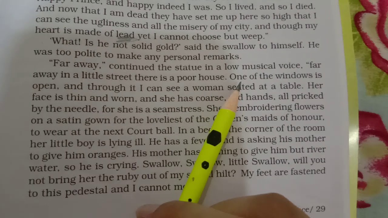 The Happy Prince Part 1 NCERt English Class 9th - YouTube