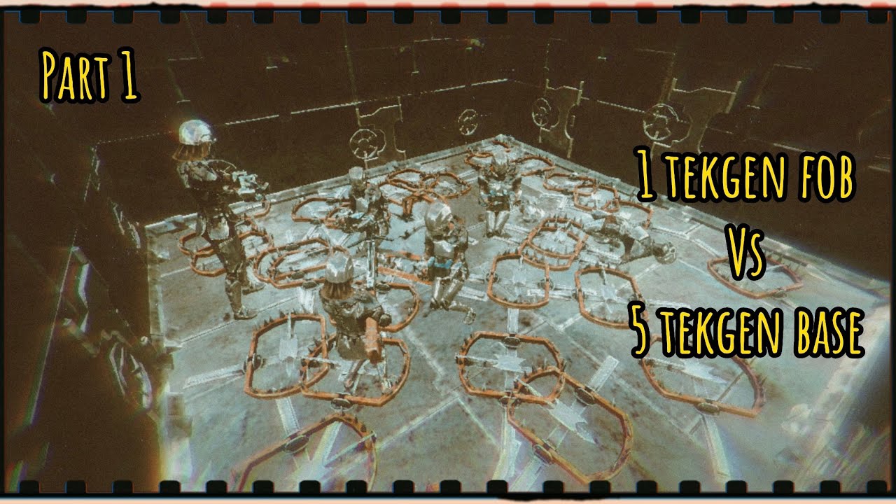 ARK MOBILE || 1 TEKGEN FOB VS 5 TEKGEN BASE. RAID PART 1. - YouTube