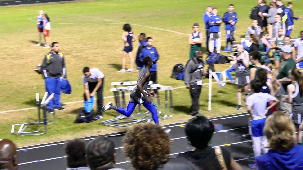 CONROE ISD JUNIOR HIGH TRACK MEET - 8TH GRADE 4X400 METER - YouTube