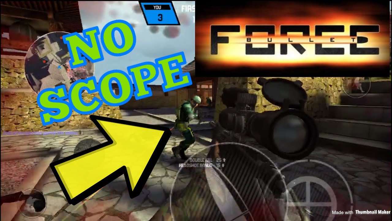 [[AMAZING]] NO SCOPE SNIPER KILL - BULLET FORCE SKILLS !! - YouTube