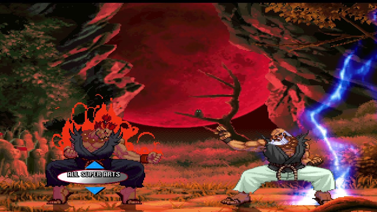 [HD] MUGEN 1.1: Gouki 豪鬼 vs. Master Gouken 剛拳 - YouTube
