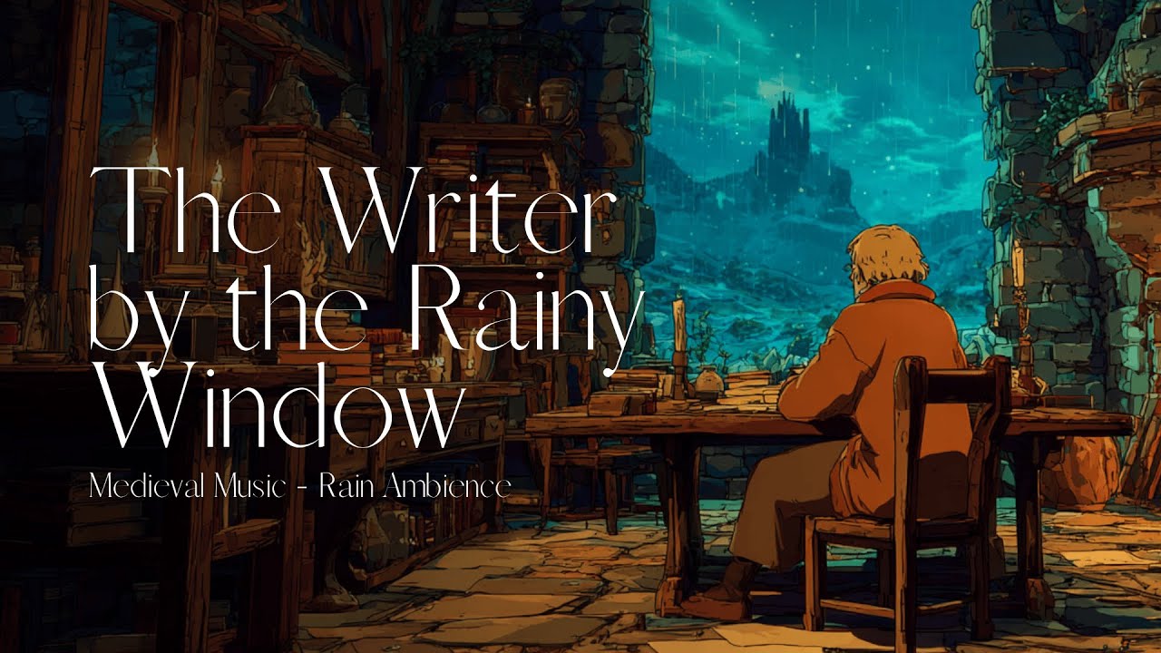 Medieval Fantasy Music | The Writer by the Rainy Window (Lo-fi) - YouTube