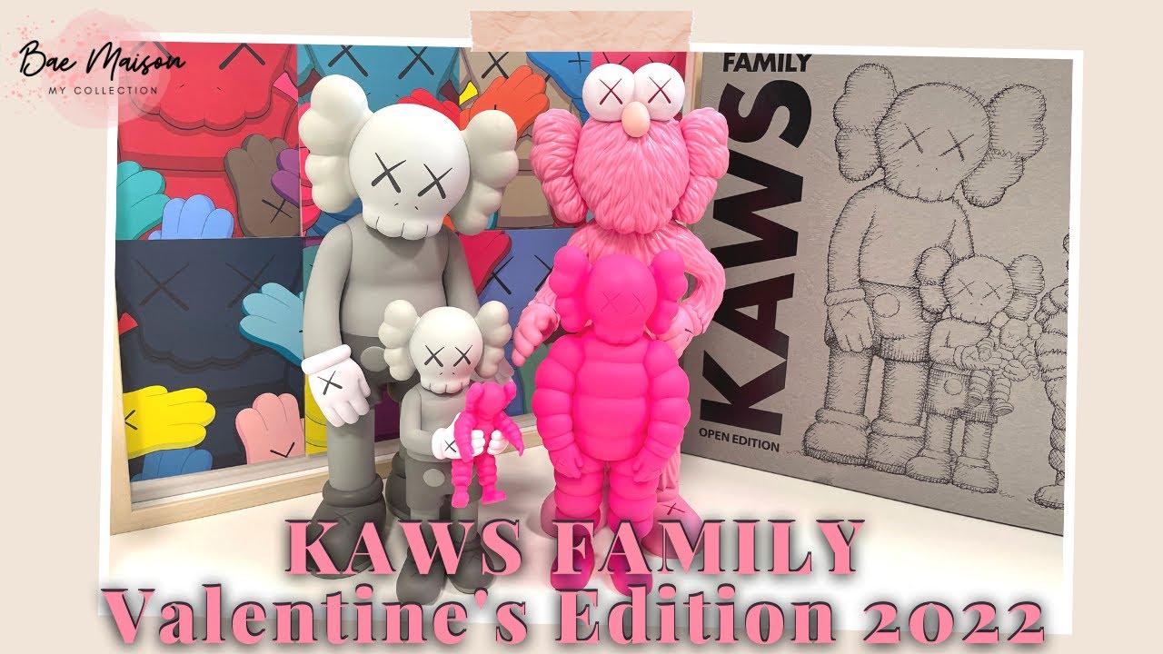 【Eng Sub】開箱 2022 KAWS FAMILY情人節限定版 ｜UNBOXING PINK KAWS FAMILY VALENTINE ...
