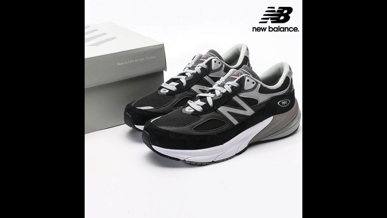 New Balance 990v6 Made in USA 'Black Silver' W990BK6 - YouTube