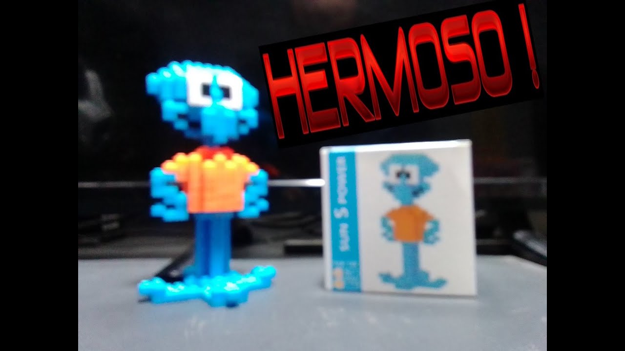 figura tipo lego calamardo - YouTube