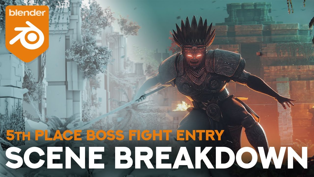 5th Place Boss Fight Challenge | Blender Scene Breakdown - YouTube