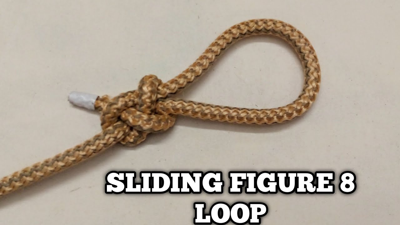 How to tie the SLIDING FIGURE 8 LOOP KNOT ? - YouTube