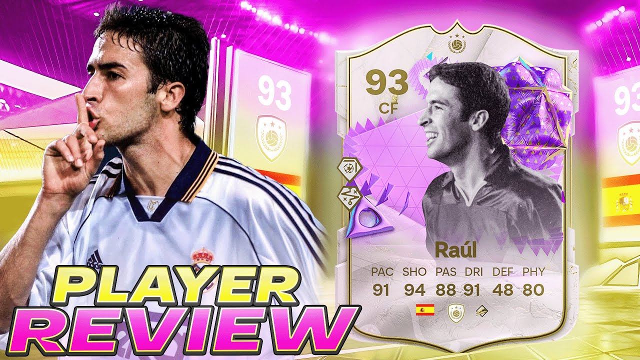 👀93 ULTIMATE BIRTHDAY ICON RAUL SBC PLAYER REVIEW - EA FC 24 ULTIMATE ...