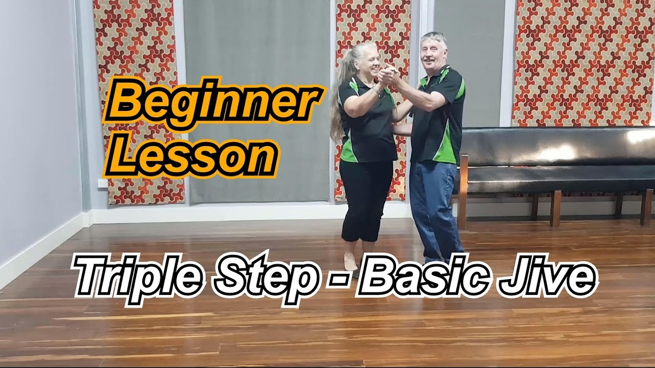 Triple Step Basic Jive Moves for Beginners. Swing Steps, Rock & Roll ...
