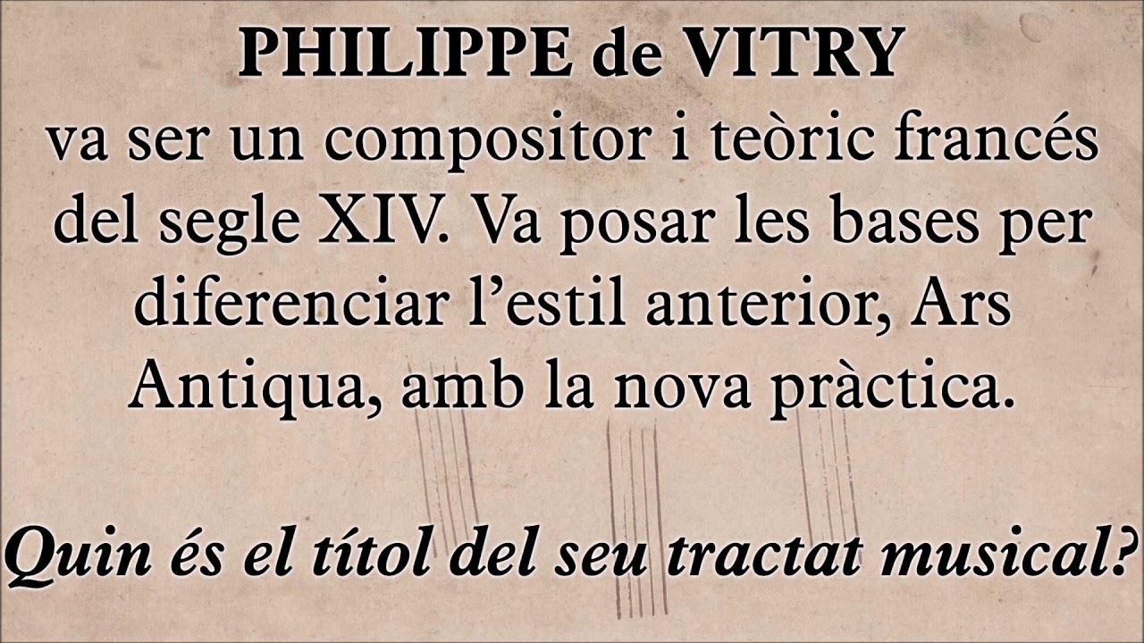 00D Philippe de Vitry - YouTube