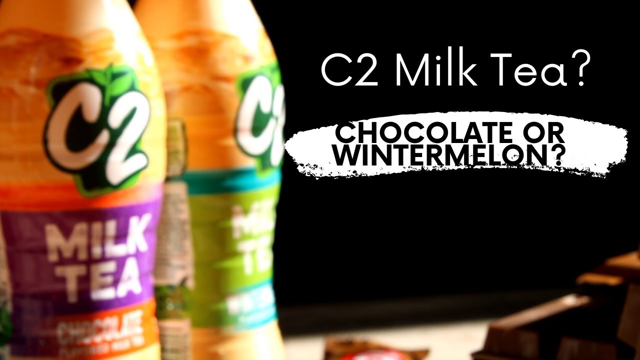 Taste Test: C2 Milk Tea - Chocolate & Wintermelon - YouTube