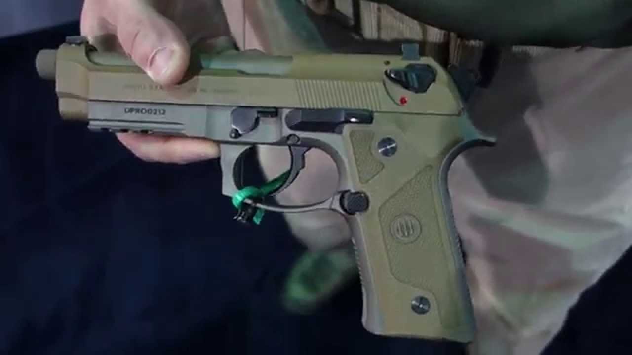 Beretta M9A3 9mm Combat/Tactical Pistol at SHOT Show 2015 - YouTube