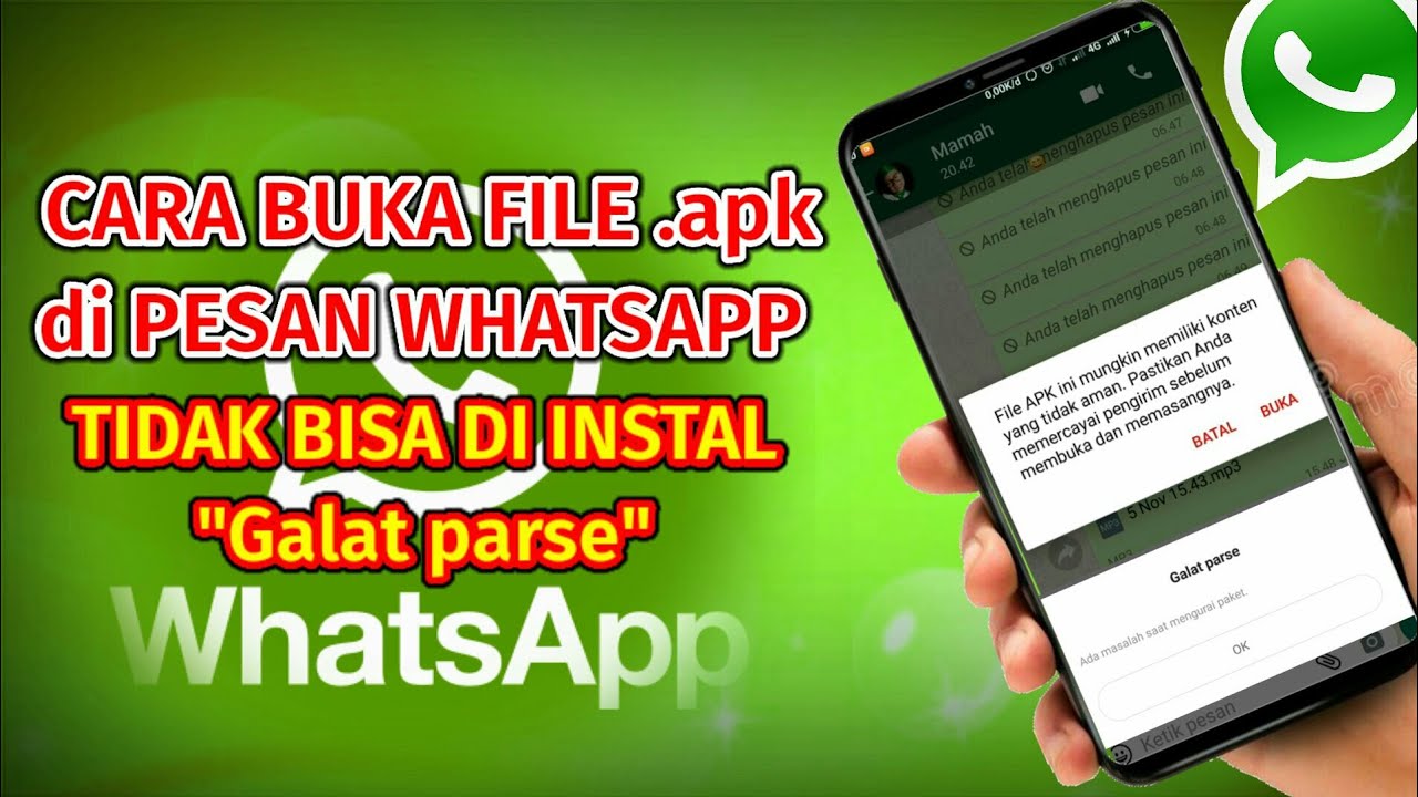 Pesan File APK di Whatsapp - YouTube