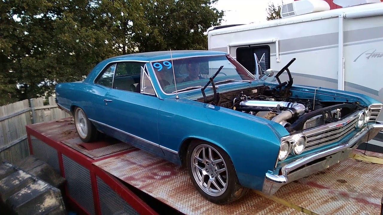 chevelle dyno turbo ls turbo, Front view - YouTube