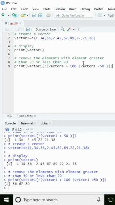 How to append the values in vector part 1 - YouTube