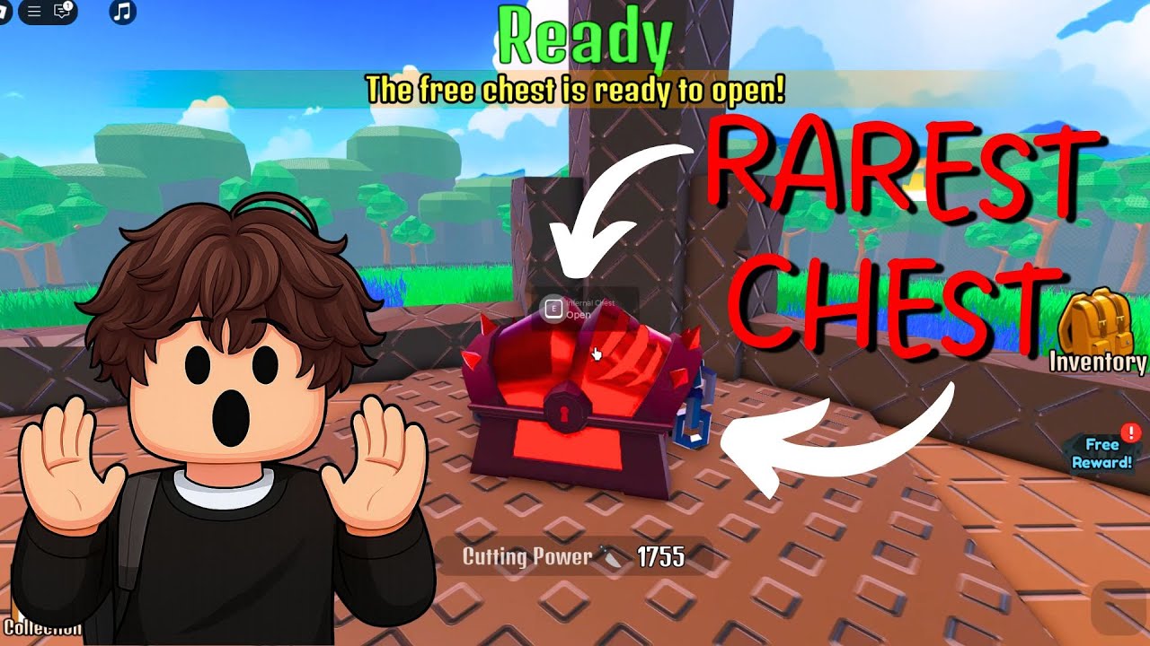 Roblox: Cut Grass - I've Opened the Rarest Chest in the Game!!!! - YouTube