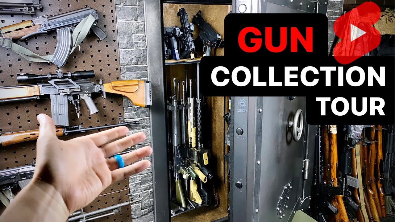 Huge Gun Collection Tour in 1 Minute #Shorts - YouTube
