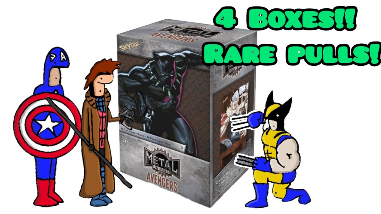4 Boxes!! - Avengers Metal Universe Blaster Boxes 2024 - Unboxing ...