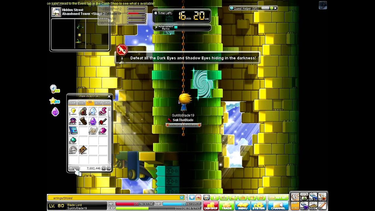 Maplestory Dimensional Crack PQ part 1 - YouTube