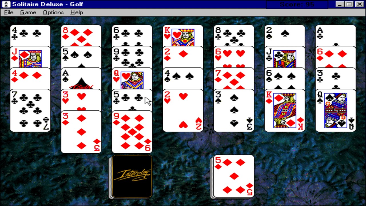 Solitaire Deluxe (Interplay, 1995) - YouTube