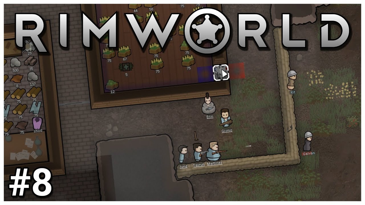Rimworld - #8 - Base Defense - Let's Play / Gameplay / Construction ...