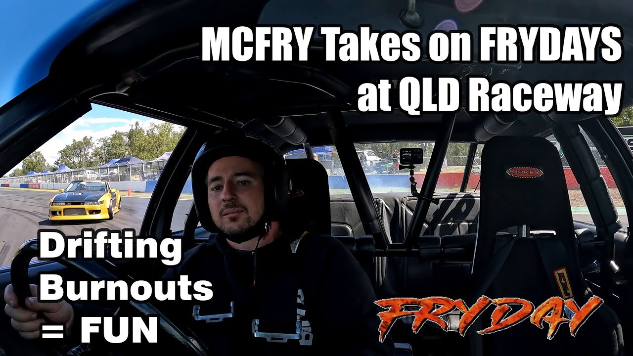 MCFRY heads up to QLD for Frydays - Drifting Burnouts = Fun - YouTube