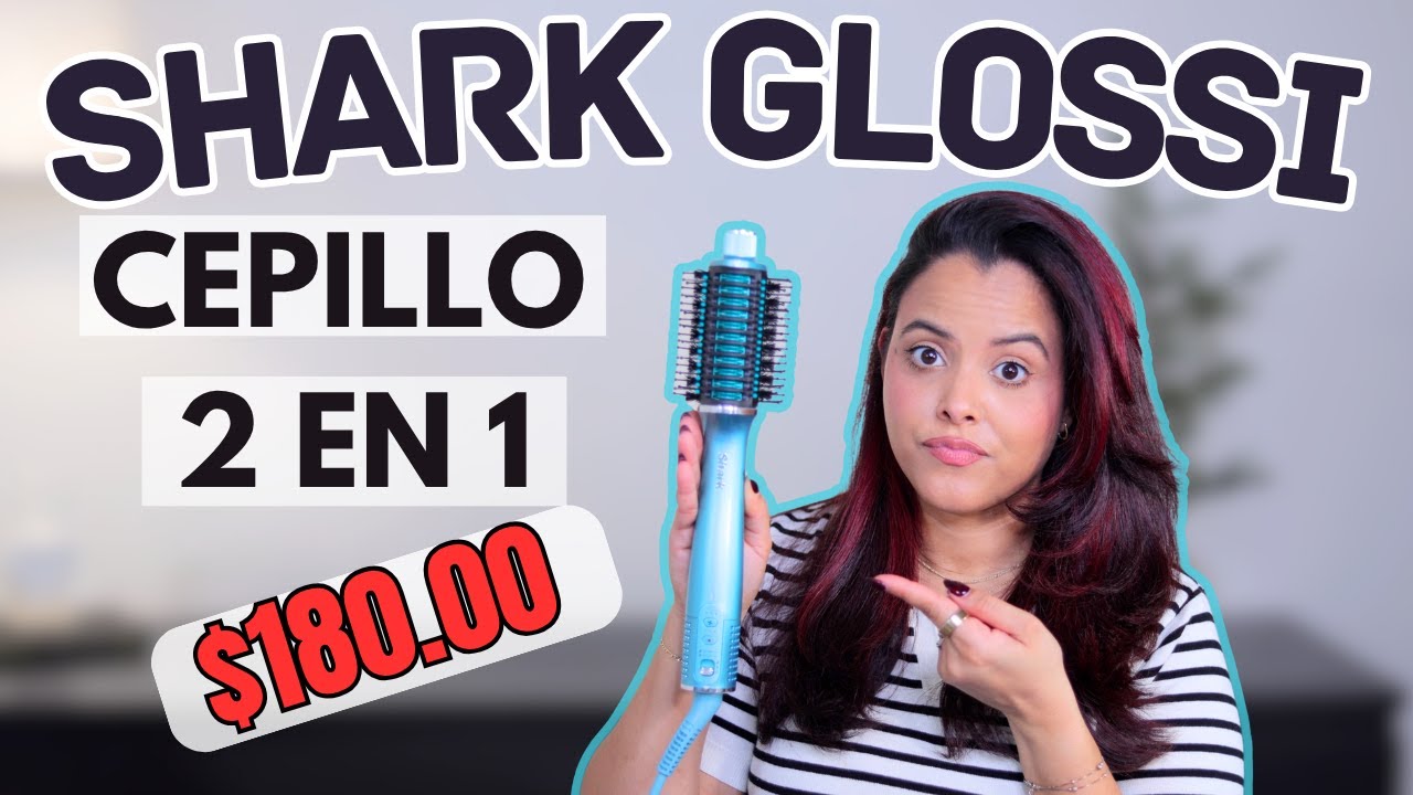 NUEVO CEPILLO SECADOR SHARK GLOSSI 2 EN 1 RESEÑA - YouTube